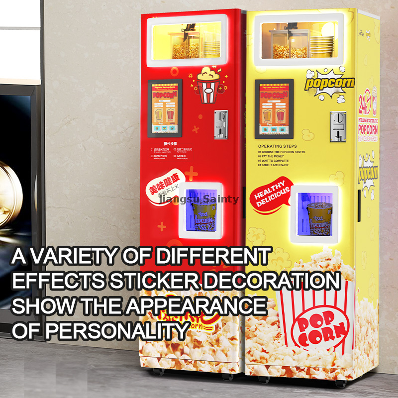 Popcorn Vending Machine Delicious Health Popcorn Making Fun Automatic ...