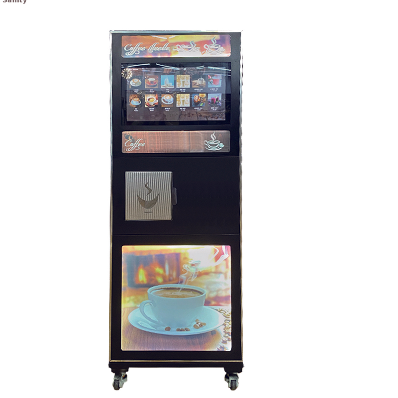 Auto Bean To Cup Ice Coffee Vending Machine - Buy Auto Bean To Cup Ice ...